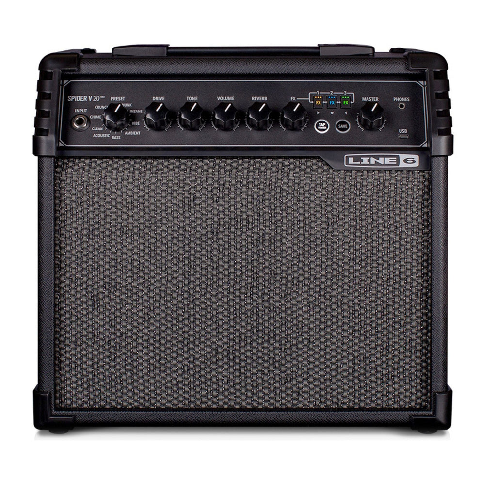 Line 6 Spider V 20 Watt Guitar Modelling Amplifier – All Instruments Ltd